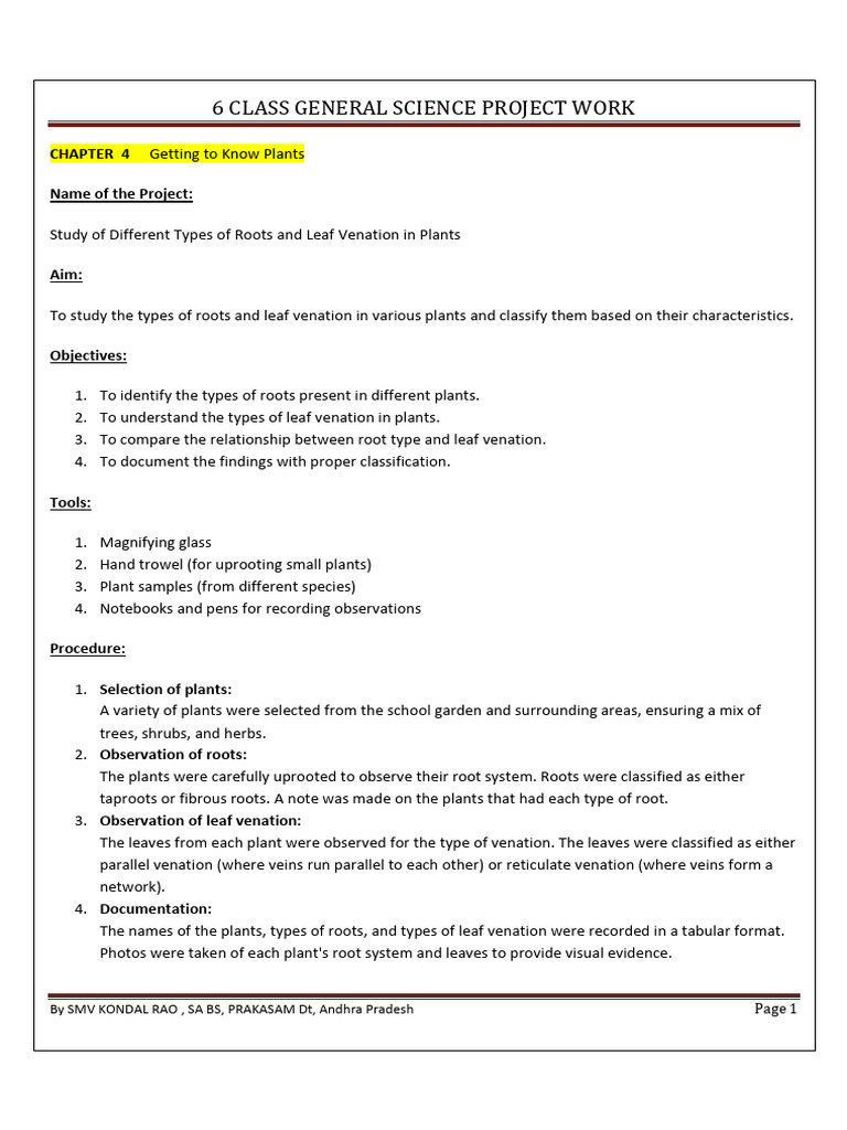 6 to 10 Fa2 Sci.bio Project Works 2024 | PDF | Leaf | Hemoglobin