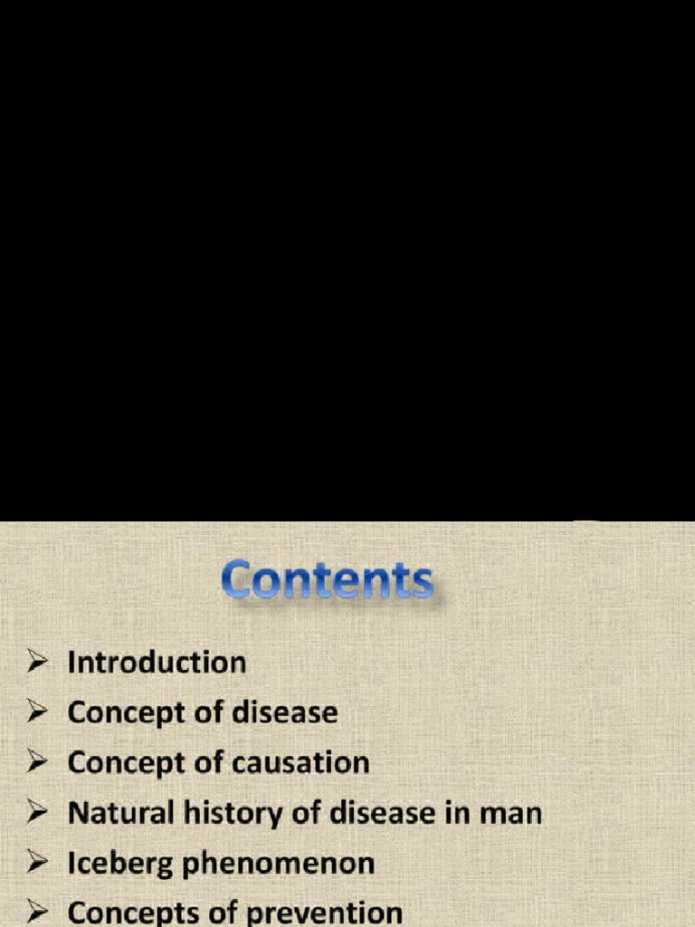 Natural History of Disease | PDF