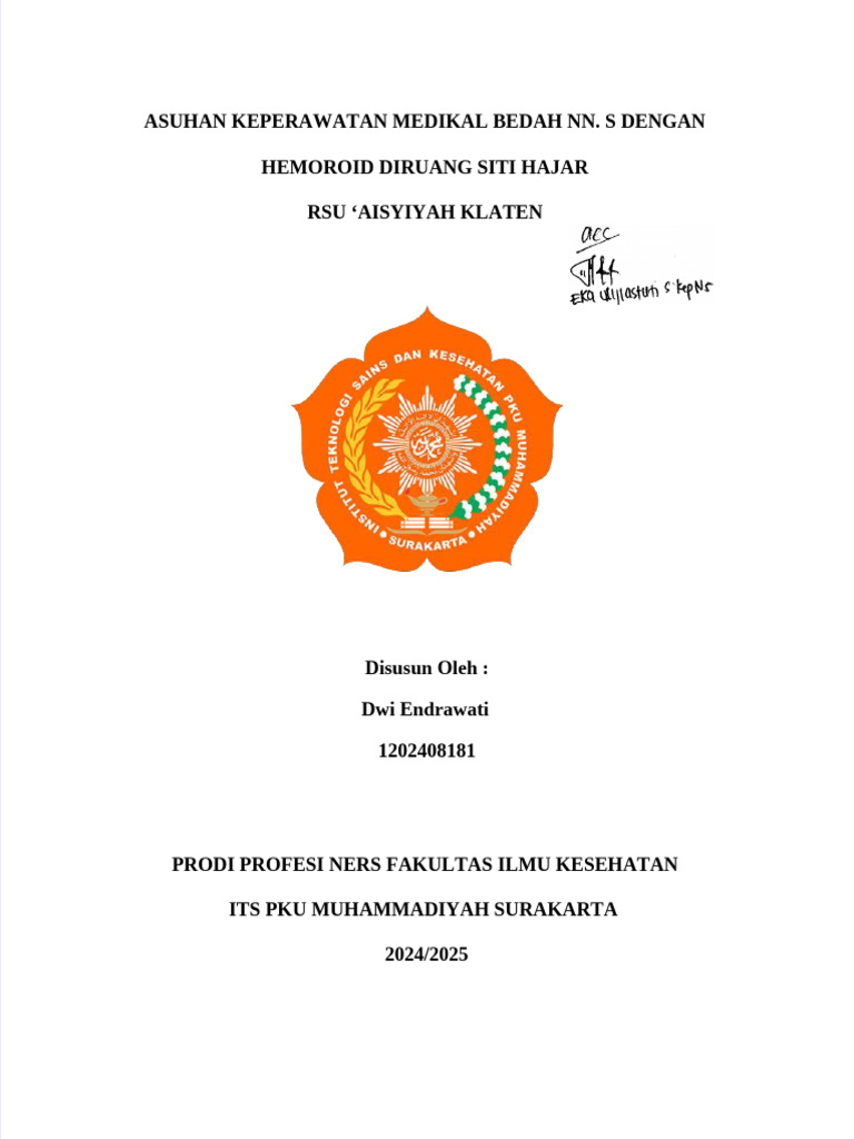 ASKEP HEMOROID - Dwi Endrawati FIX | PDF