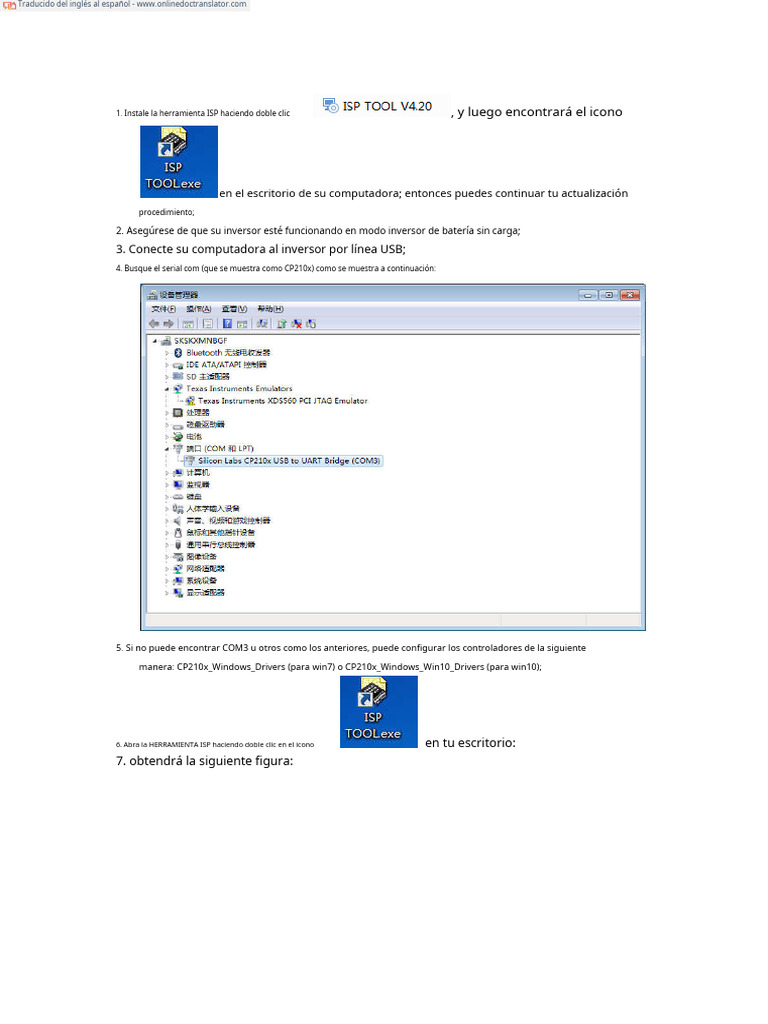 ISP Update SOP - En.es | PDF