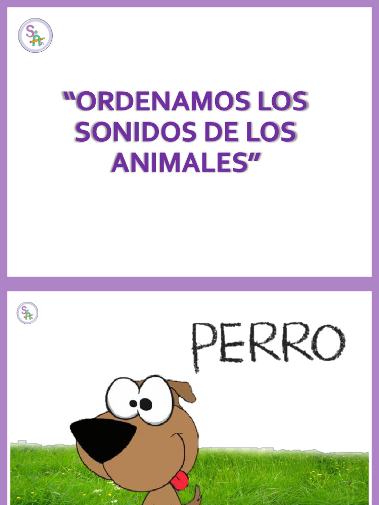 Animales Sonidos Onomatopeyicos | PDF