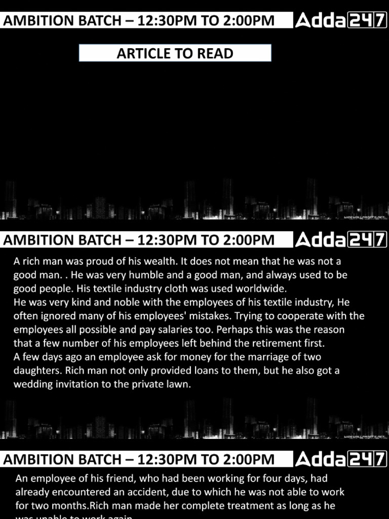 English Artcle 4 | PDF