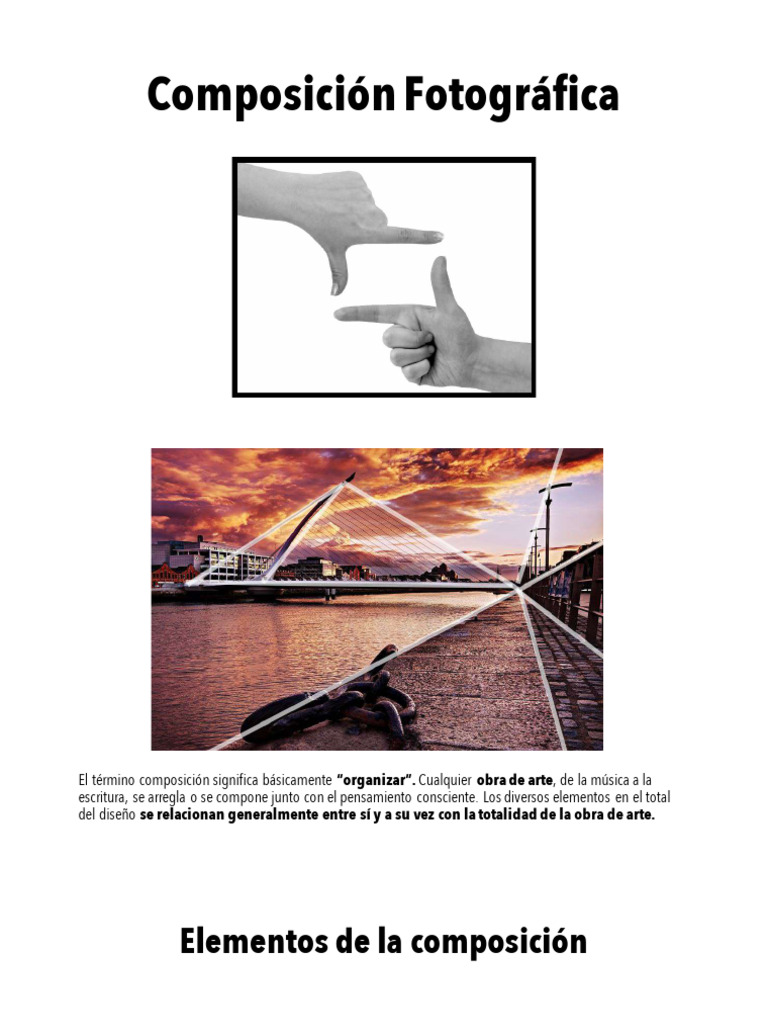 Elementos Clave de Composición Fotográfica | PDF | Perspectiva (Gráfica ...