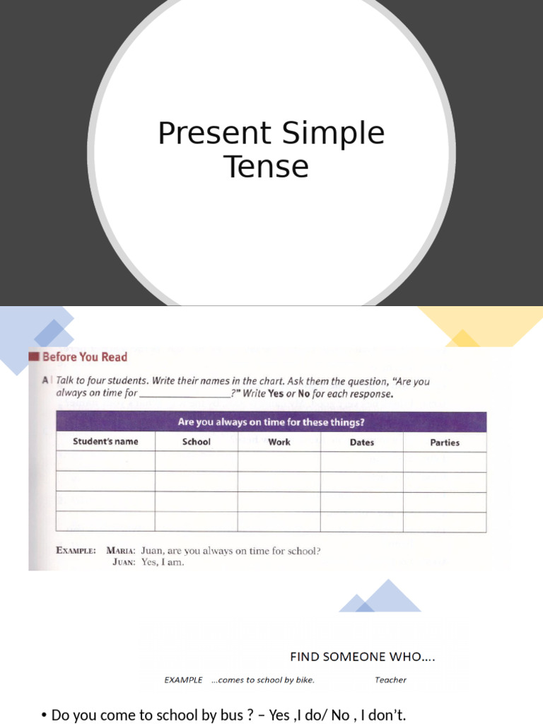 Present Simple | PDF