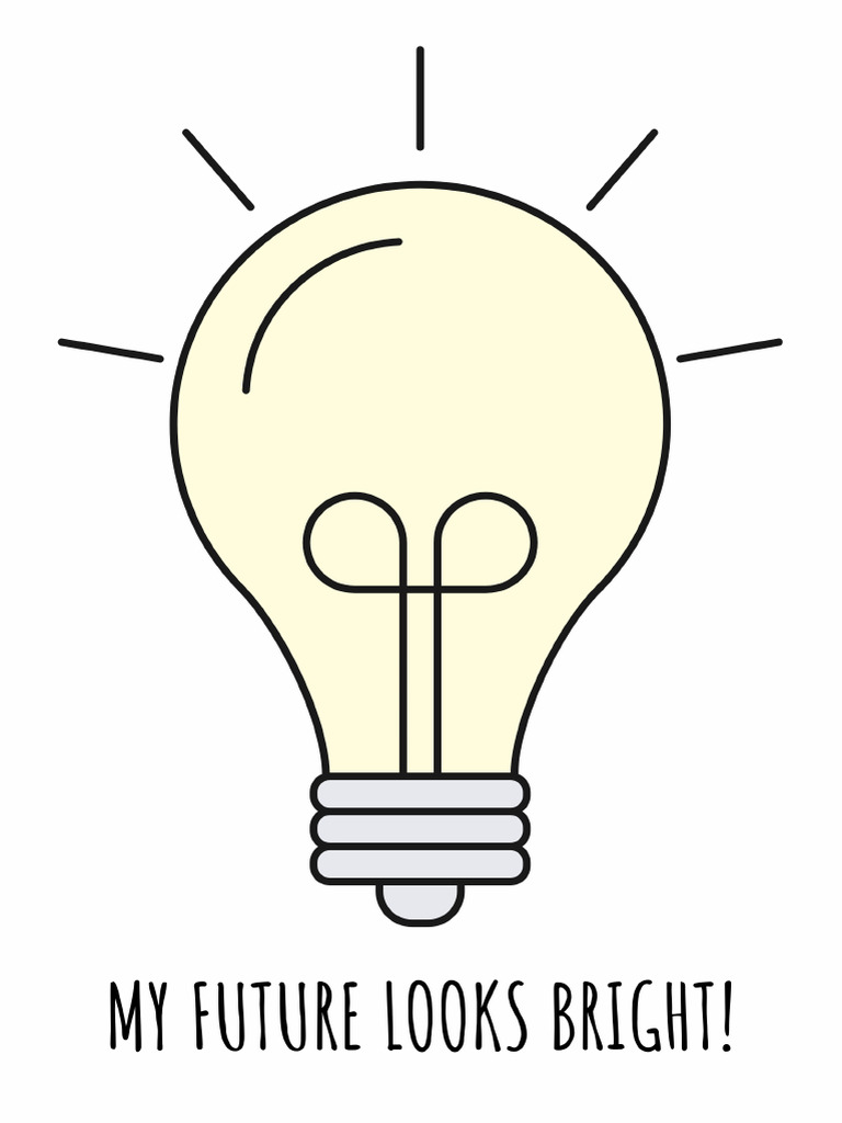 My Future Looks Bright Printable Gluedtomycrafts | PDF