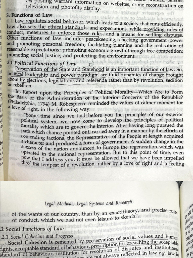 Functions of Law | PDF