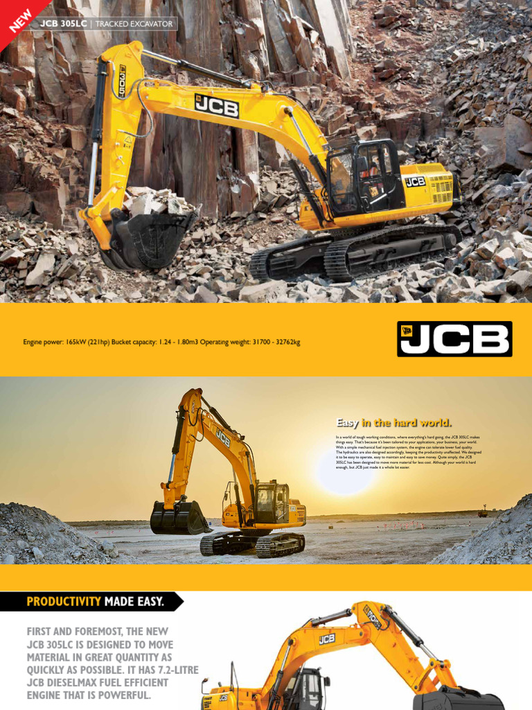 JCB 305 | PDF | Engines | Pump