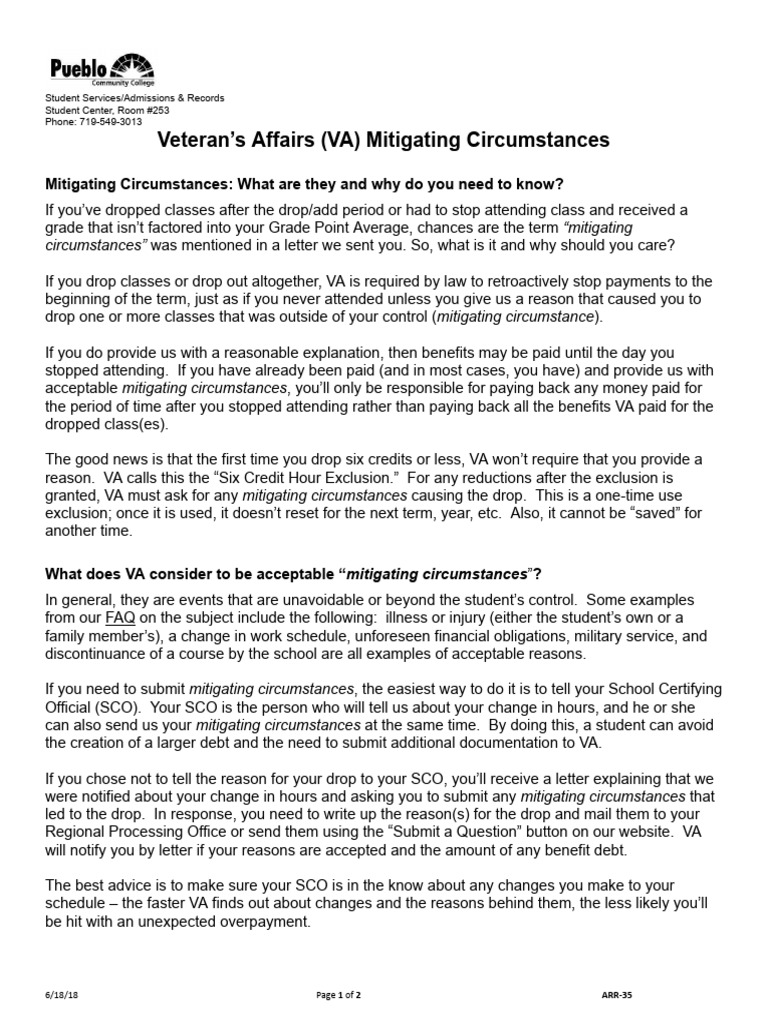 Mitigating Circumstances 09-29-2020.docx | PDF | Employment