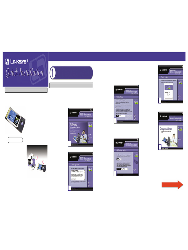 LinkSYS Installation | PDF | Windows Vista | Microsoft Windows