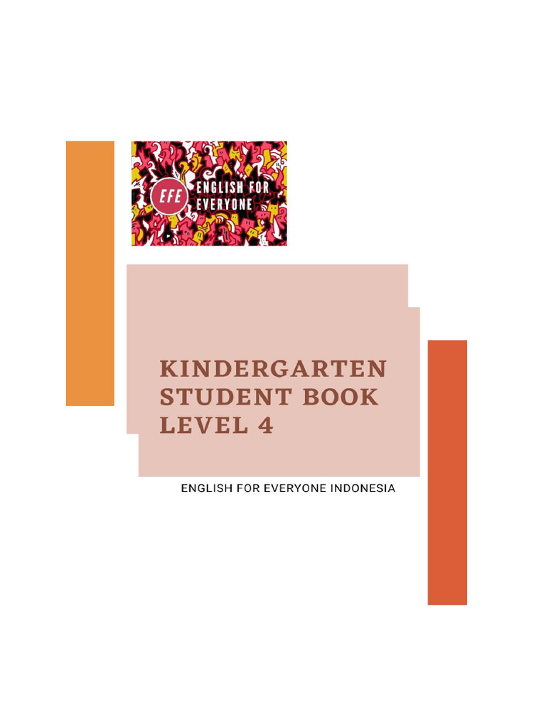 EFE Level 5 Kindergarten | PDF | Leisure Activities