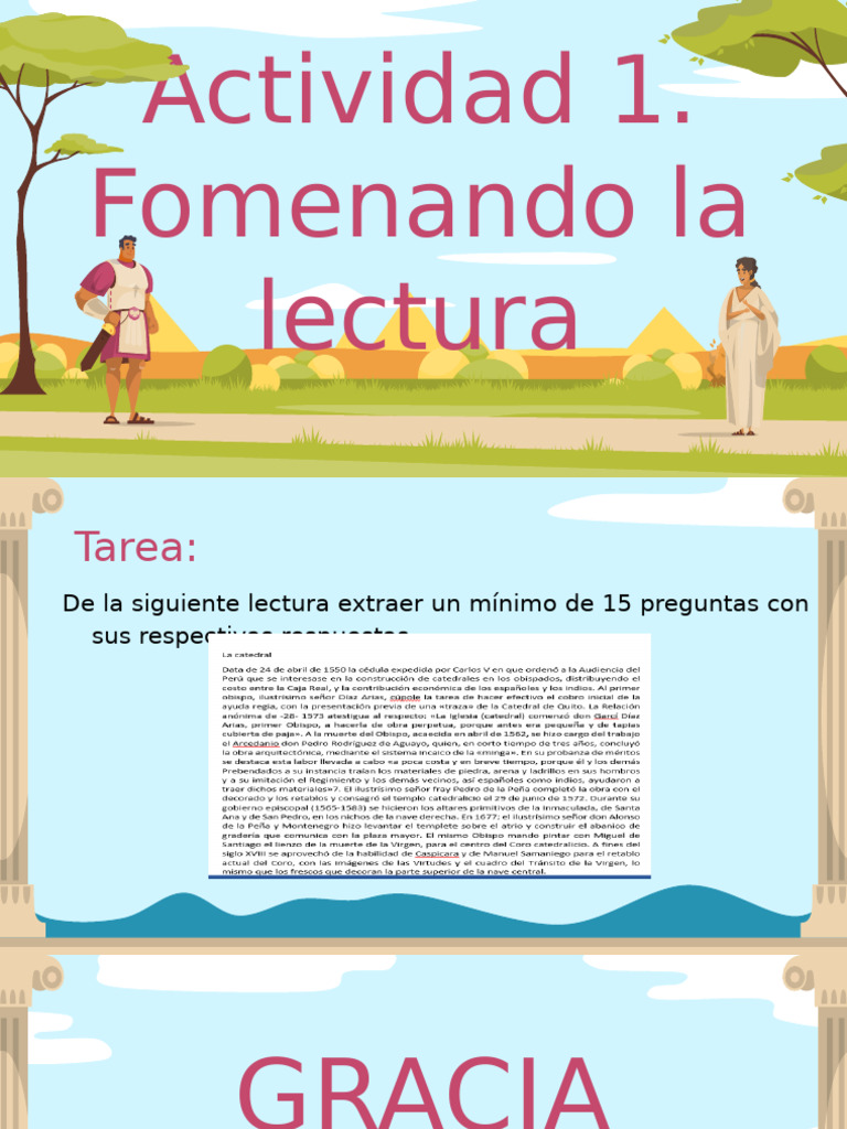 Actividad 1. Fomentando La Lectura | PDF