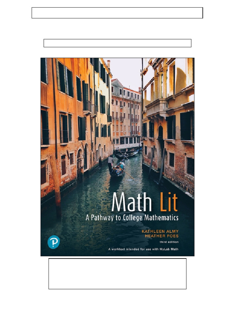Test Bank For Math Lit 3rd Edition by Almy | PDF | Real Number | Sphere