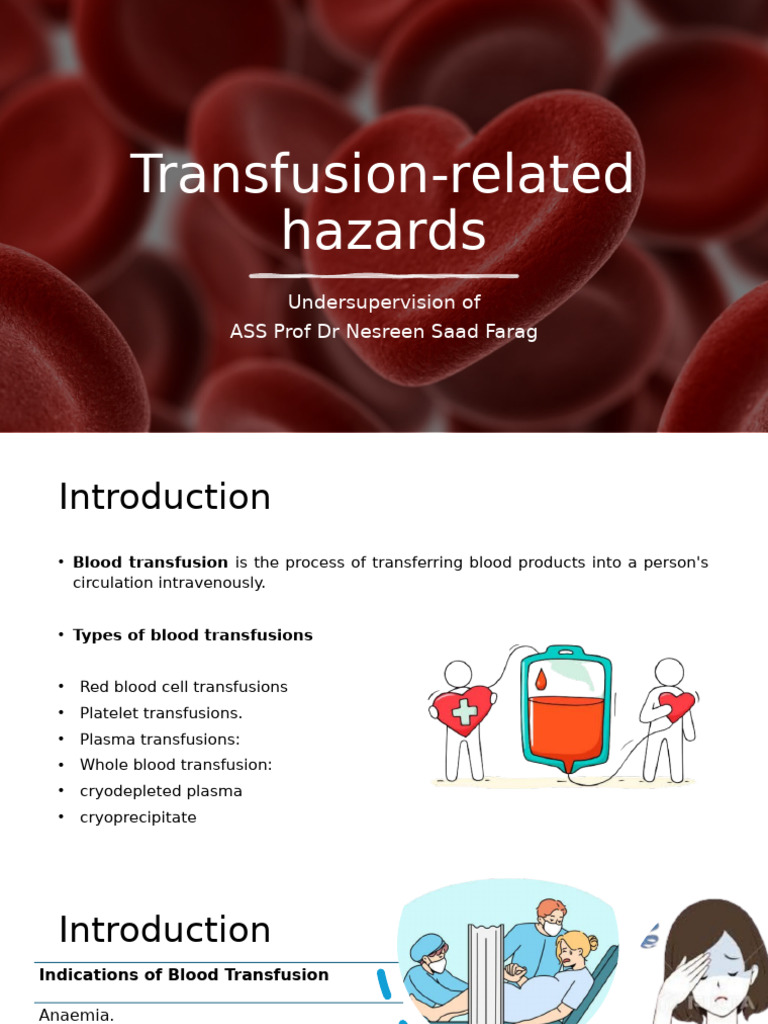 Transfusion Related Hazards | PDF | Blood Type | Hematology