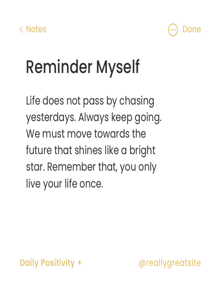 Yellow Modern Notes Motivational Quote Instagram Post | PDF