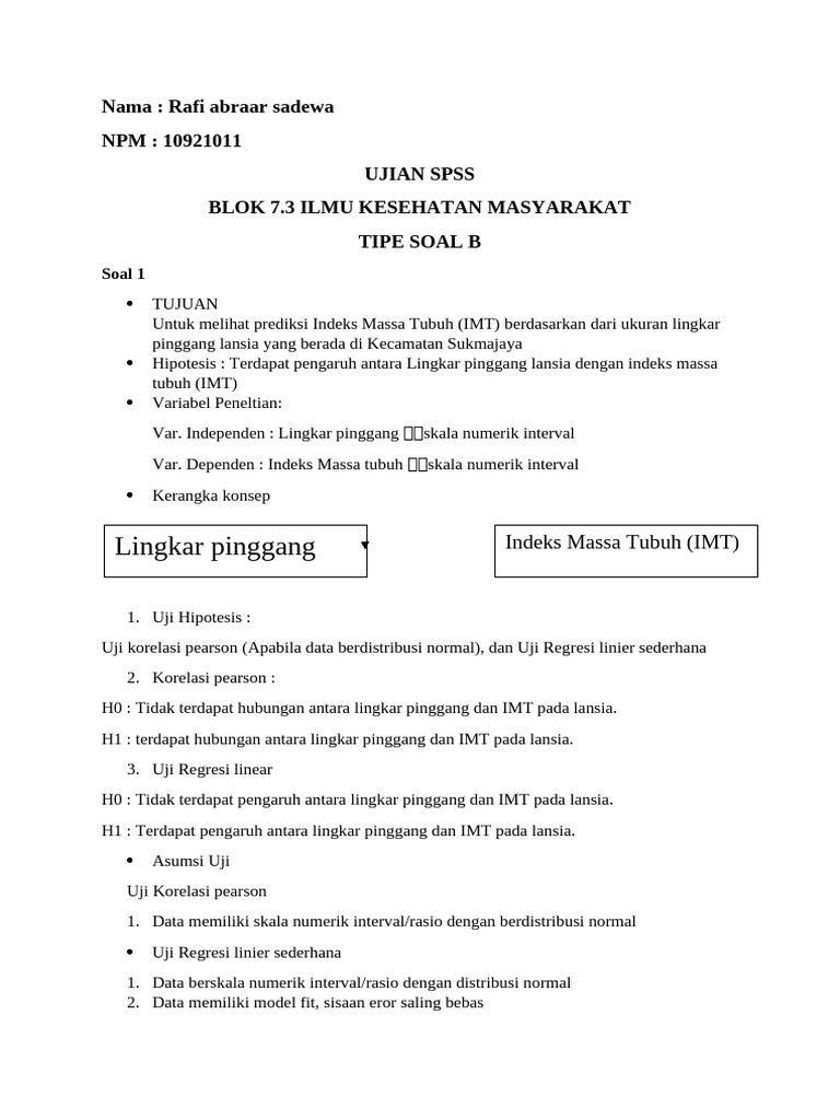 Soal Tipe B - Rafi Abraar Sadewa - Interpretasi | PDF