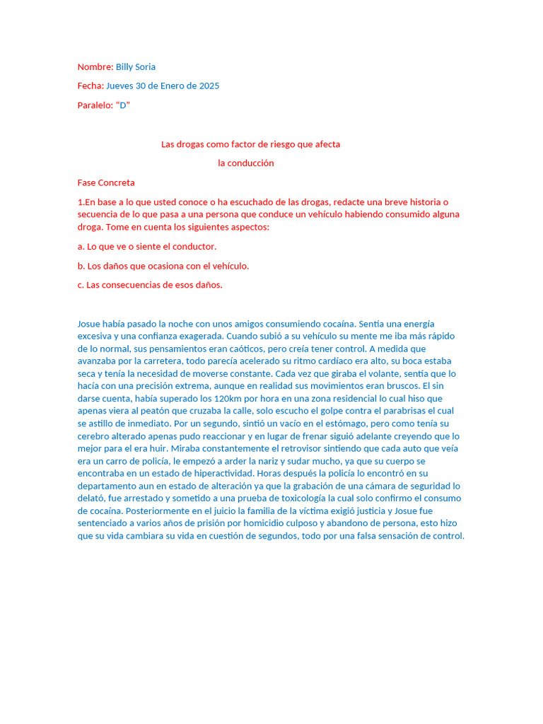 Psicologia Deber N°2 | PDF