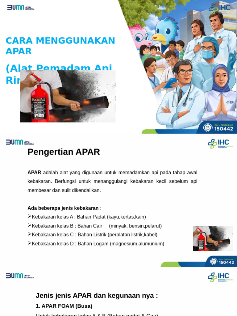 Cara Penggunaan APAR | PDF