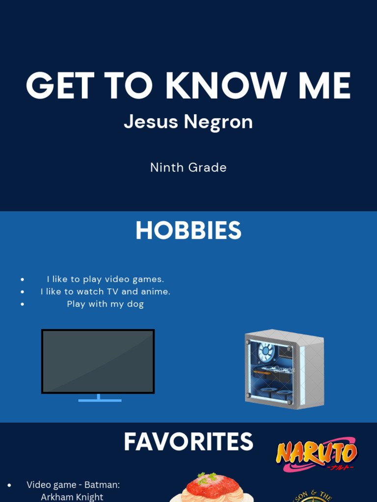 Get To Know Me | PDF