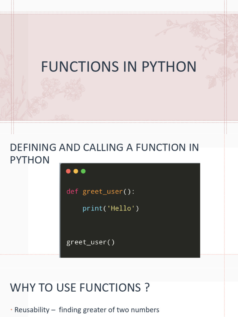 Function | PDF