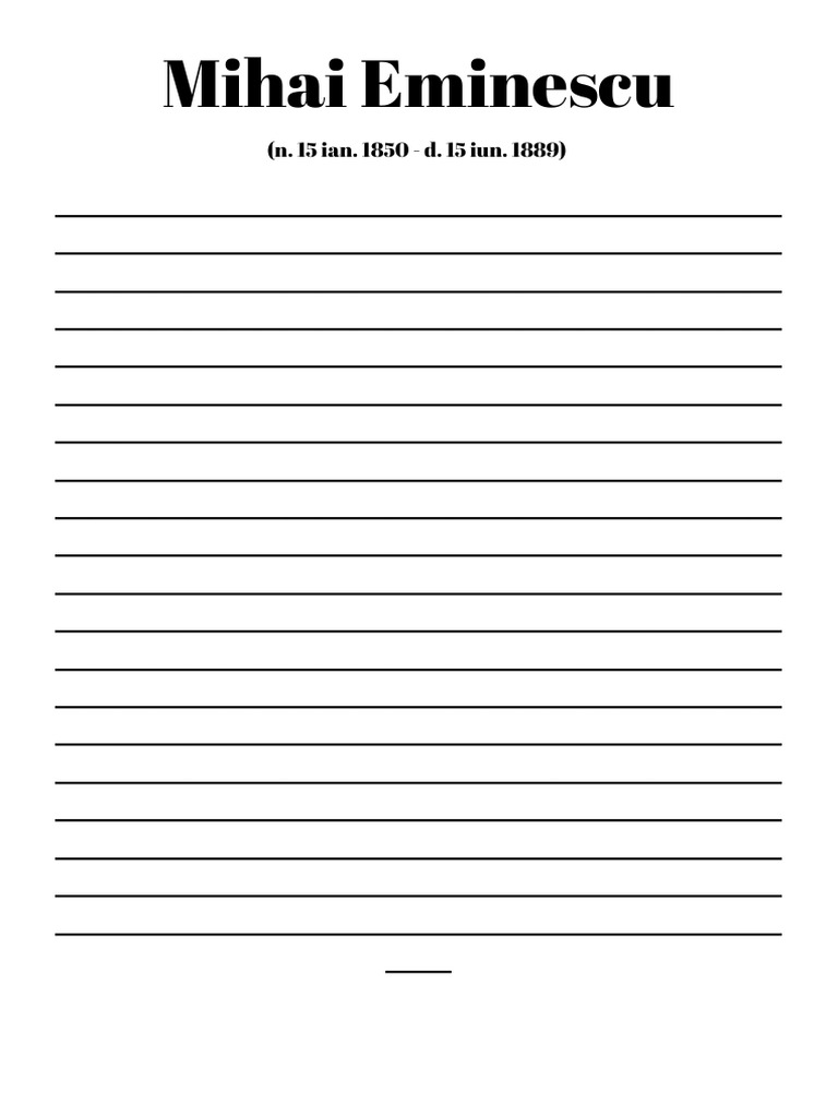 Mihai Eminescu | PDF