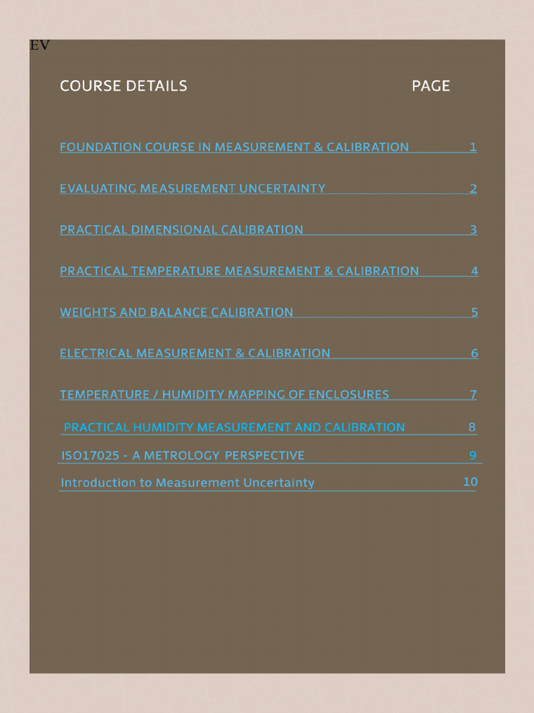 NML - Training - Brochure Page | PDF