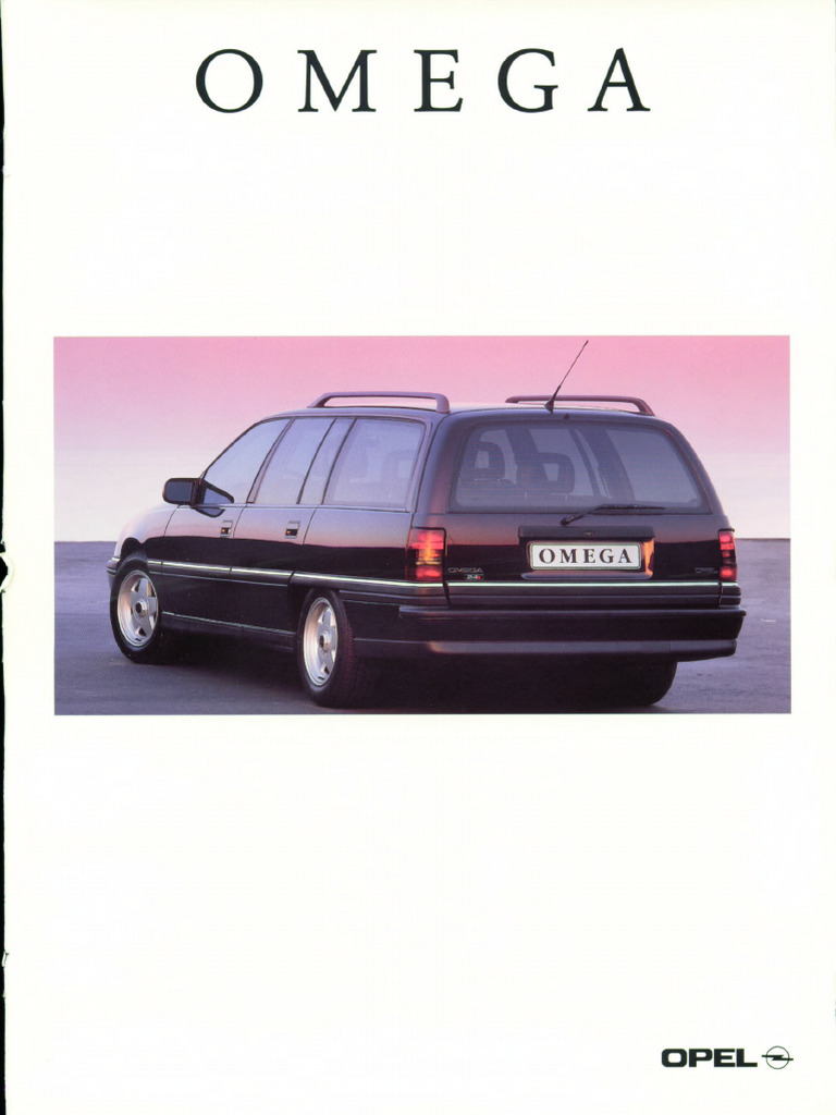 1993 Opel Omega Station Wagon NL | PDF