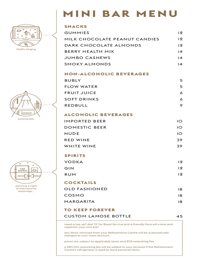 2023-refreshment-centre-menu | PDF | Preservation Methods | Food Storage