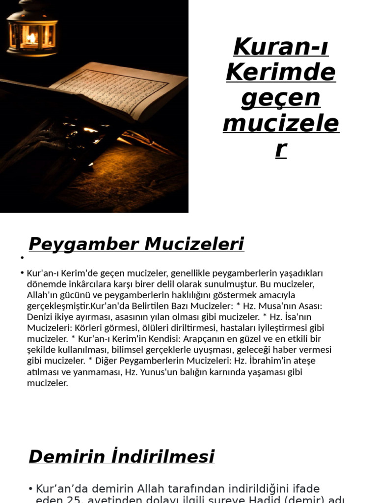 Kuran-ı Kerim Mucizeleri Kopyası | PDF