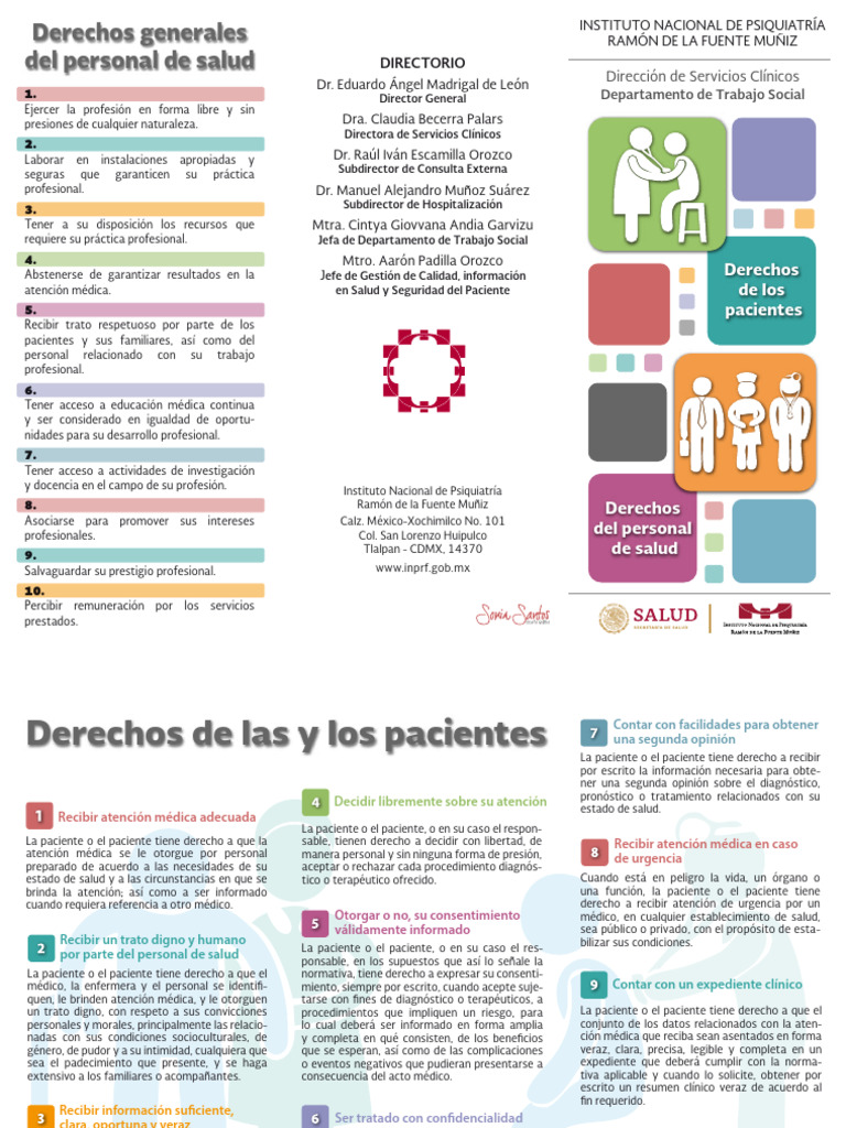 Derechos Pacientes 2022 | PDF | Cuidado de la salud | Terapia
