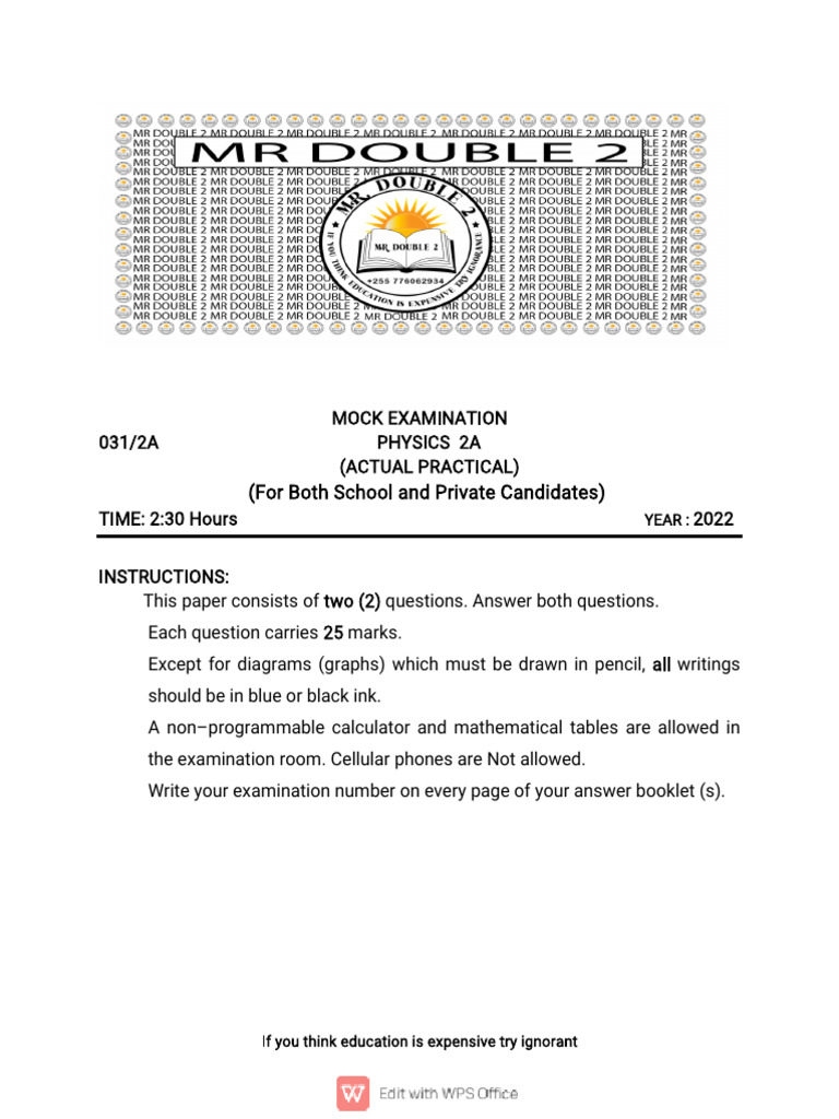MD 2 PHY 2A | PDF | Pendulum | Mechanics