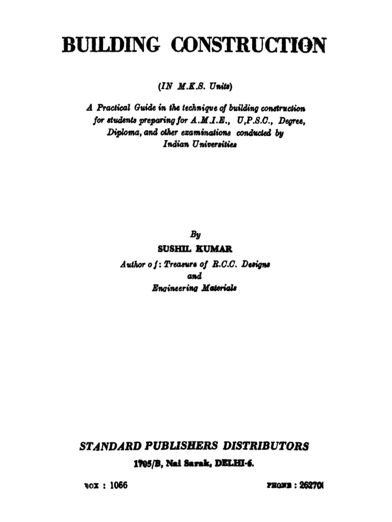 (HUTUM 101) Building Construction | PDF