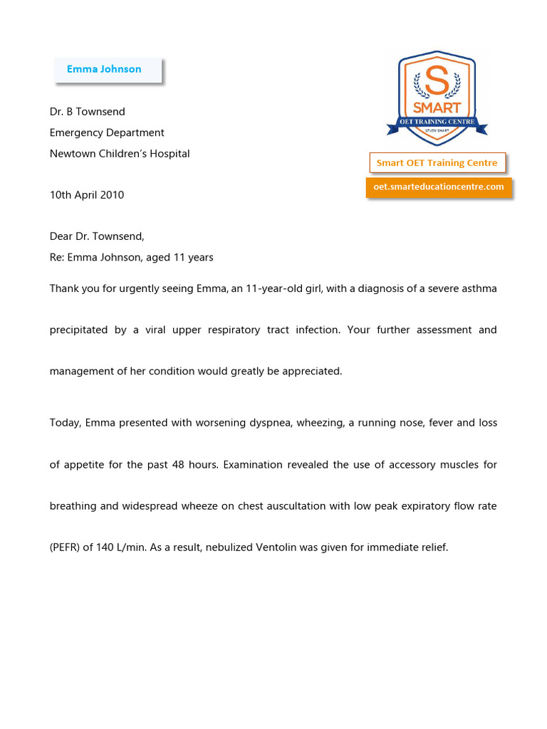 Urgent Asthma Management for 11-Year-Old | PDF