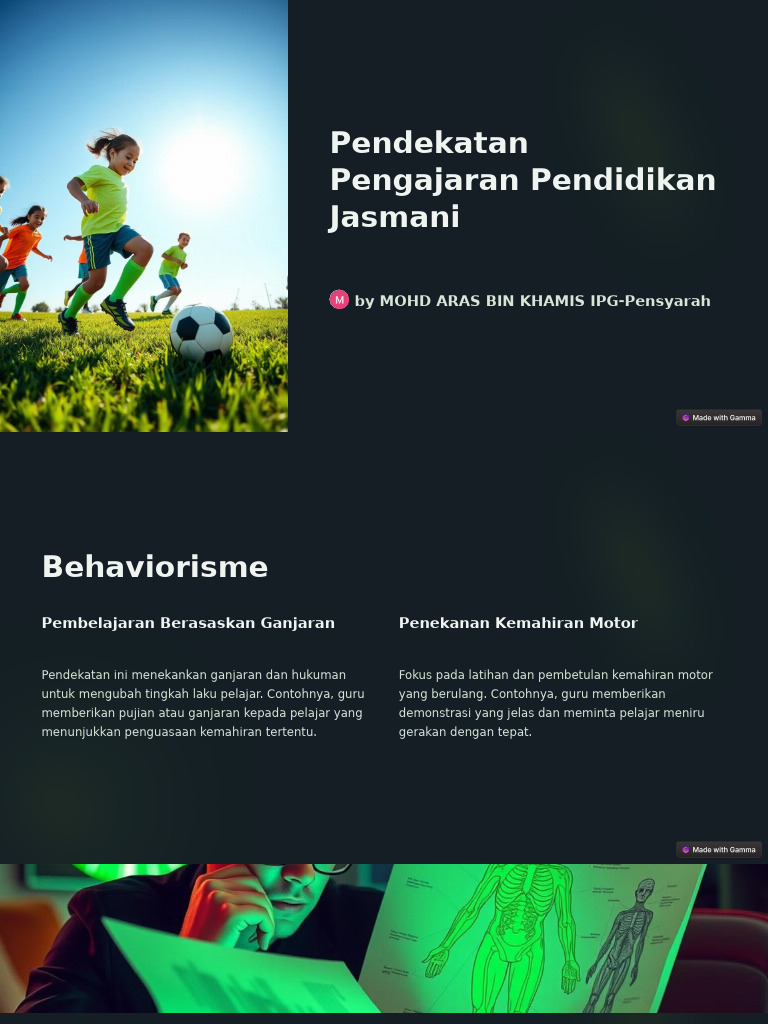 Pendekatan Pengajaran Pendidikan Jasmani | PDF