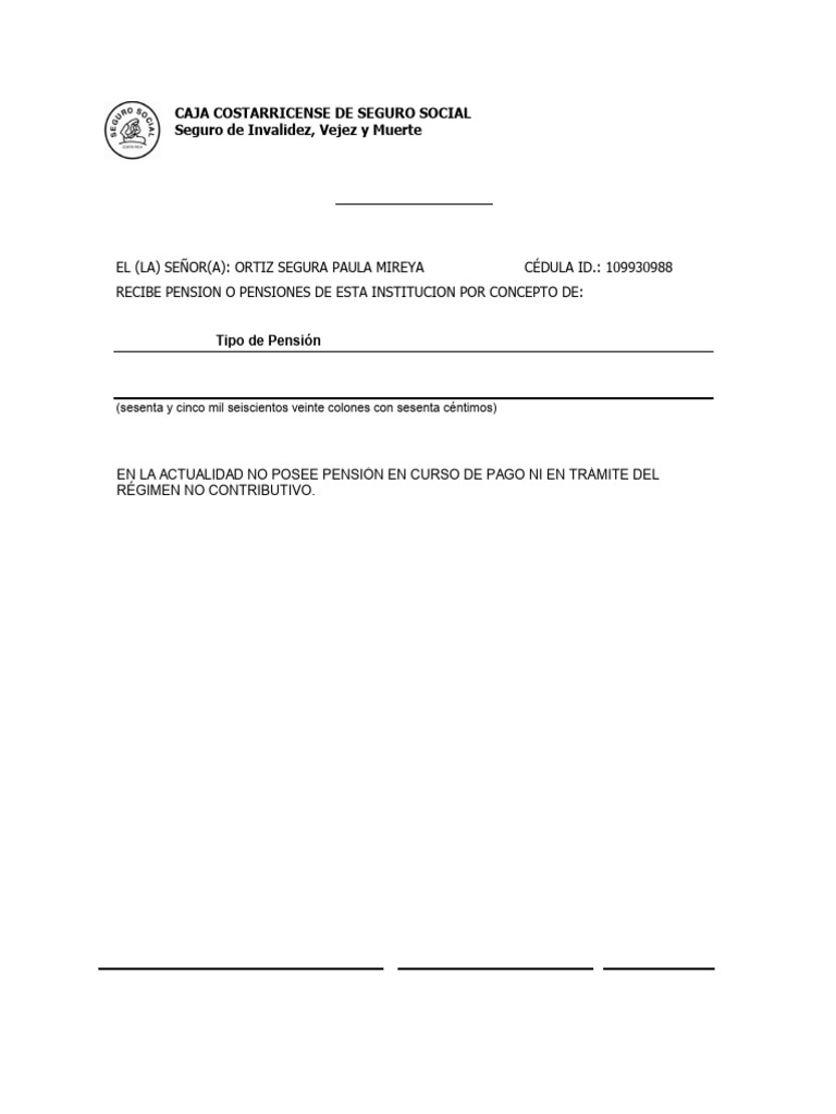 Report e Constancia Pension | PDF