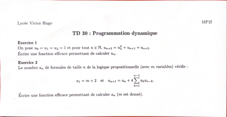 TD 30 Info | PDF