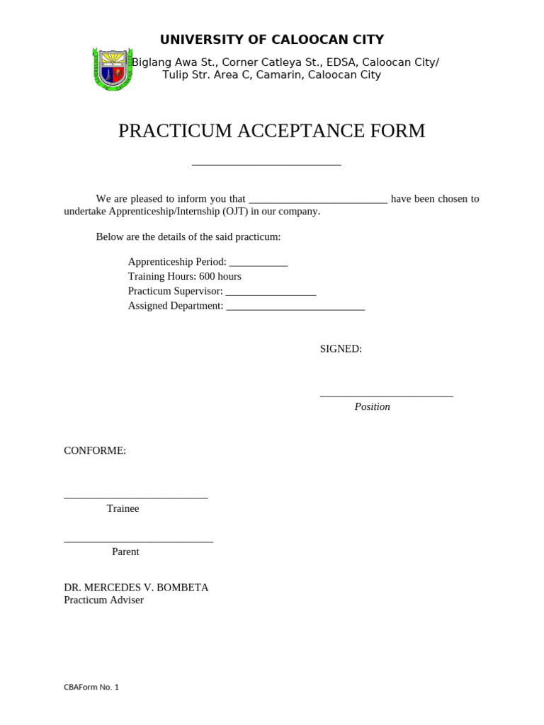 ACCEPTANCE-FORM-template | PDF