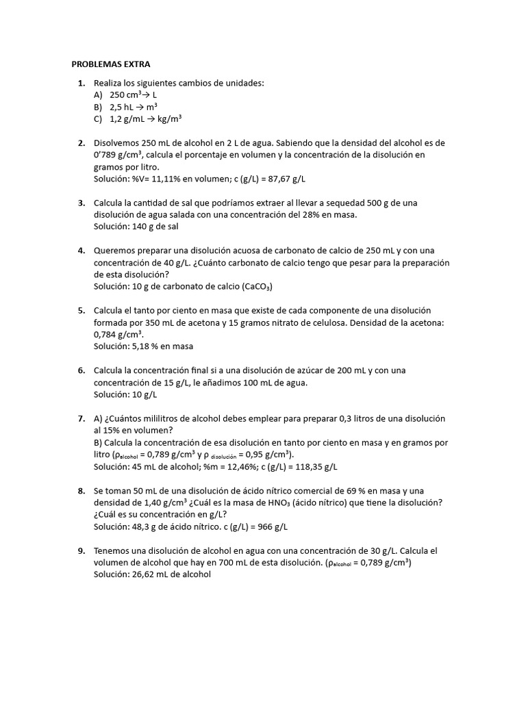 Actividades Extra Tema 3 | PDF