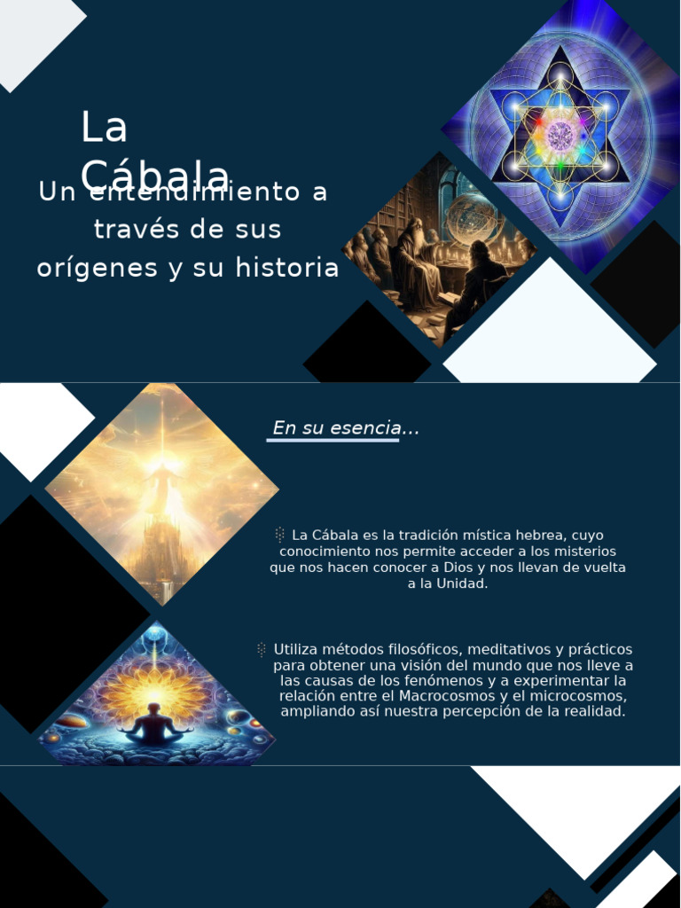 La Cabala - Un Entendimiento A Traves de Sus Origenes e Historia | PDF ...