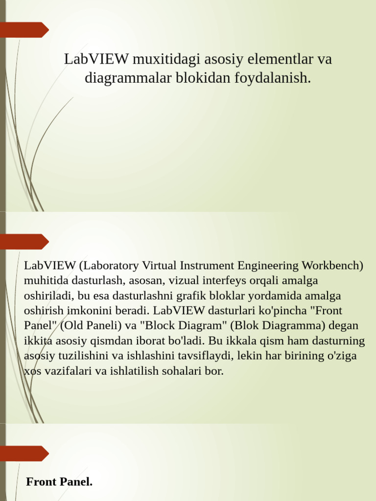 Dasturlash tillari 4-ma'ruza. | PDF