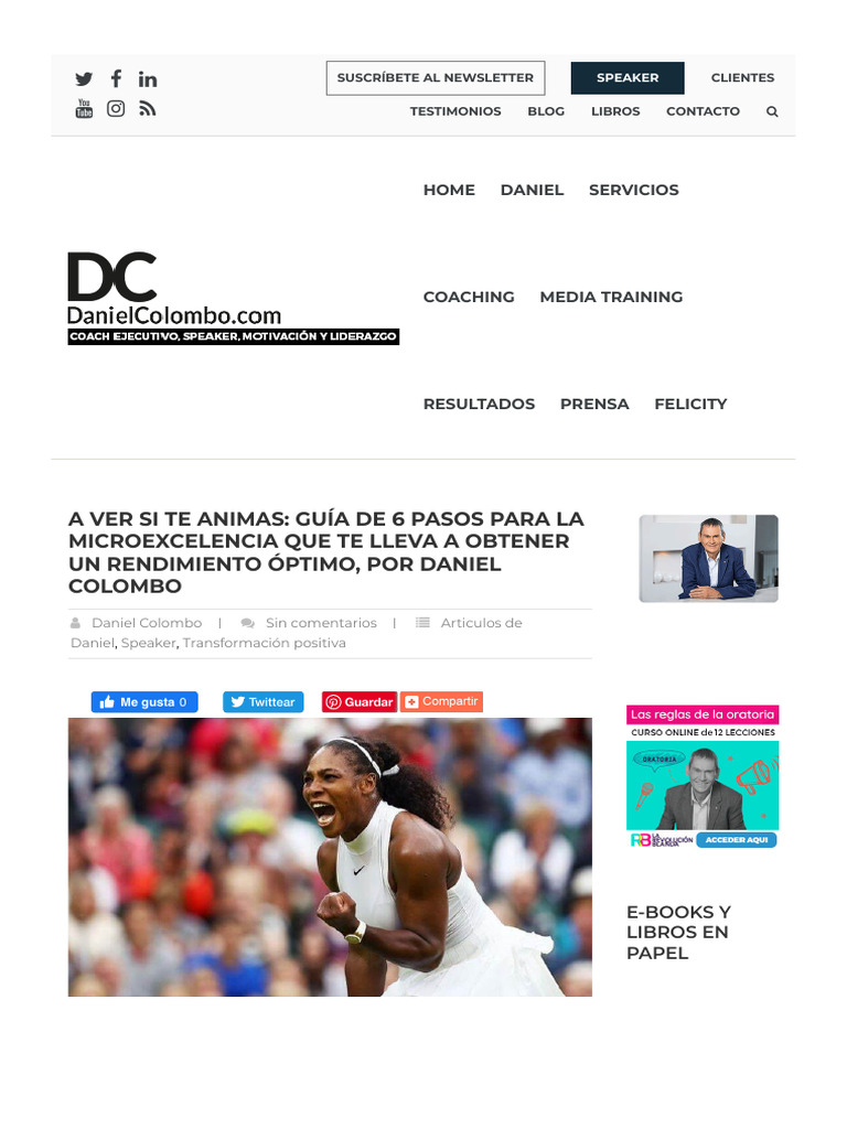 A ver si te animas- Guía de 6 pasos para la microexcelencia que te lleva a obtener un ...