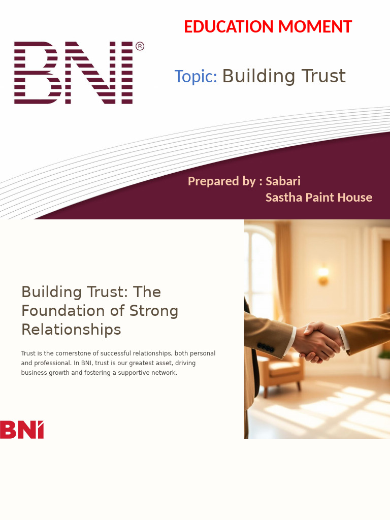 Building Trust The Foundation of Strong Relationships | PDF | Social ...