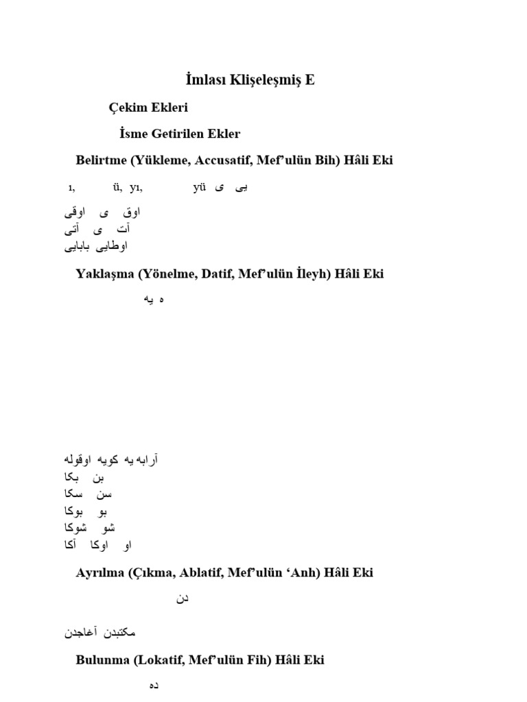 Hafta - İmlası Klişeleşmiş Ekler | PDF