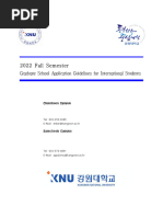 CNU Graduate Admissions Guide 2024 | PDF | Academic Degree | Medicine