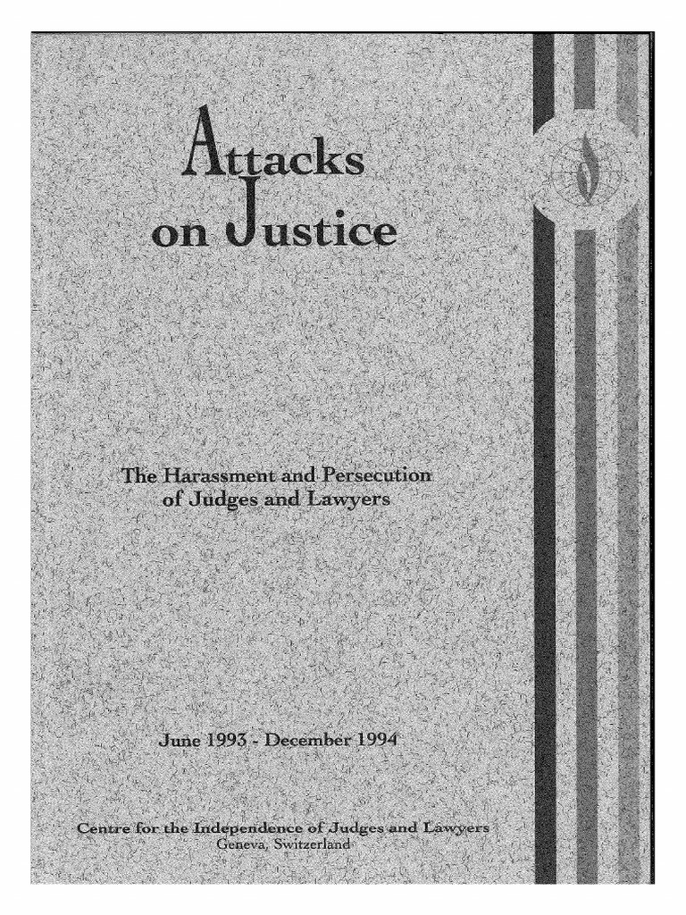 Attacks On Justice Publication 1995 Eng | PDF | Justice | Crime & Violence