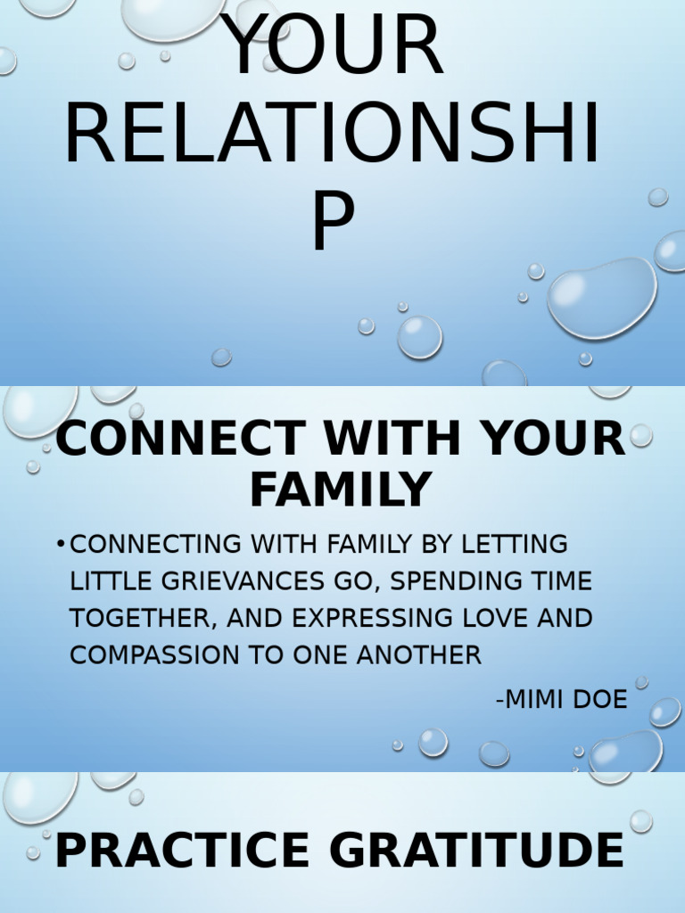 Strengthening Family Bonds Tips | PDF