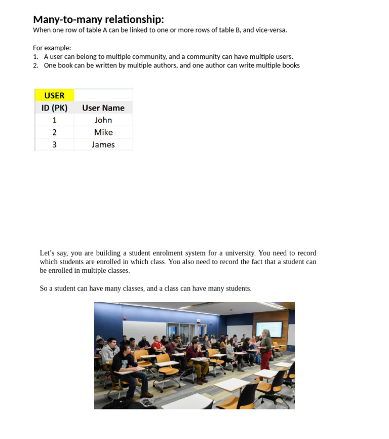 Many to Many Relation | PDF