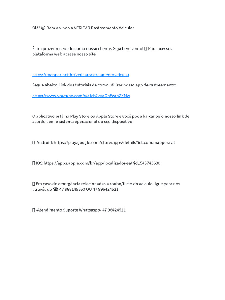 Email Boas Vindas | PDF