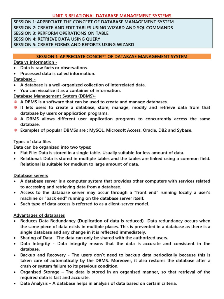 RDBMS Essentials for Beginners | PDF | Databases | Relational Database