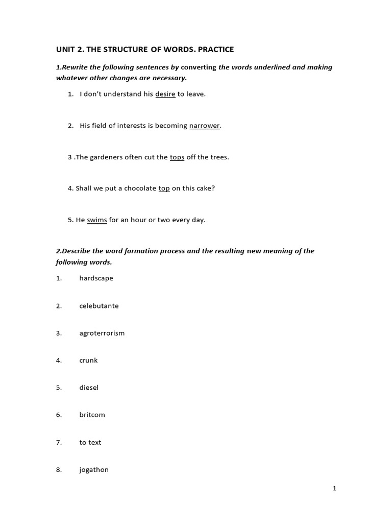 UNIT 2. Practice | PDF