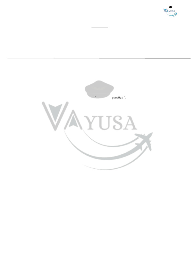 RTR Part1 Question Papers (VayuSa) - 5 | PDF